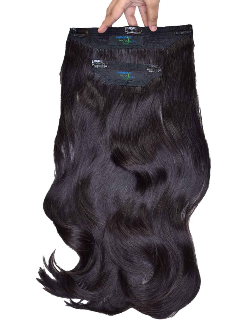 Two Set Clip In Hair Extensions - Neharkar Wig Studio